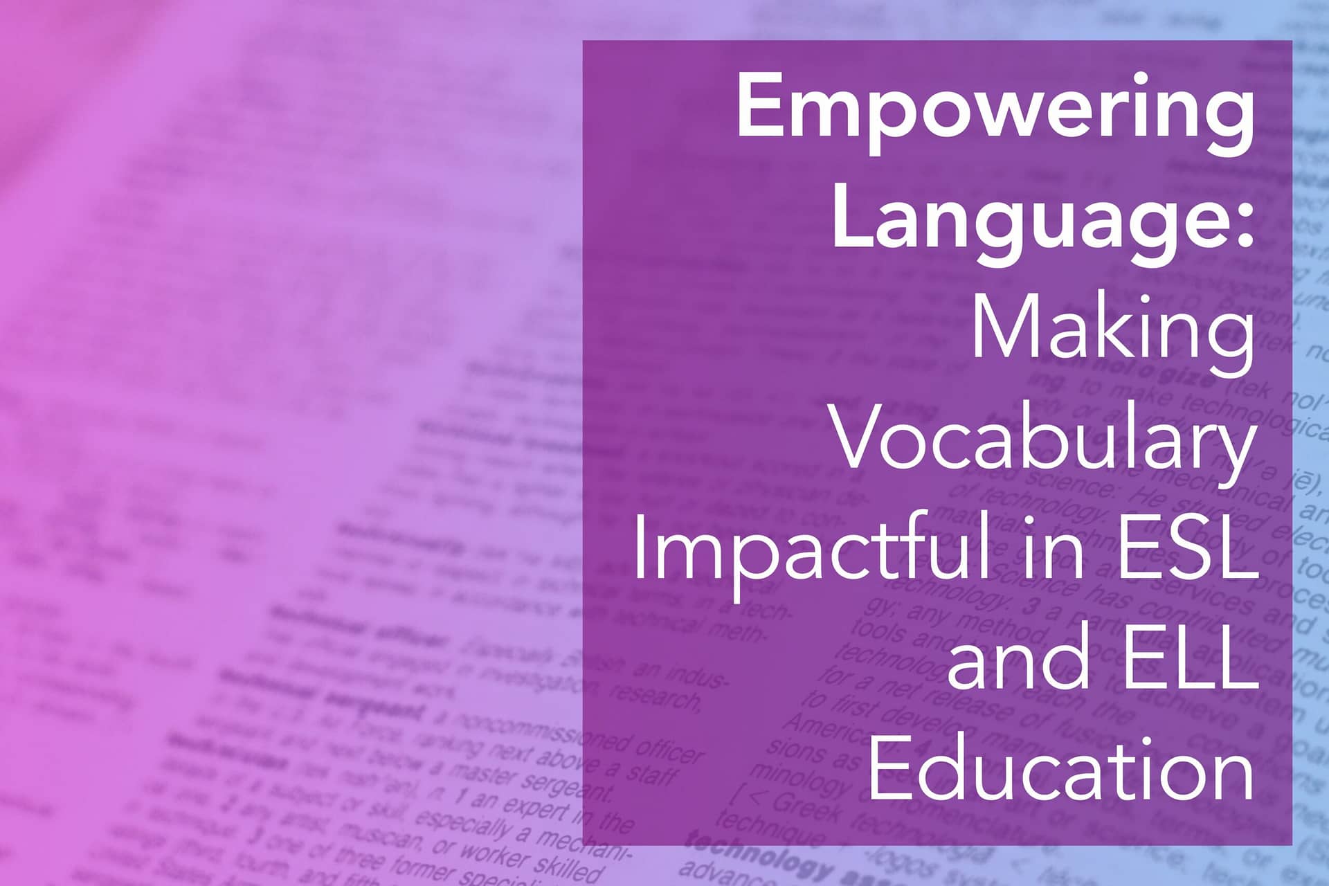 Teaching Vocabulary Language Acquisition Techniques teaching-vocabulary-language-acquisition-techniques